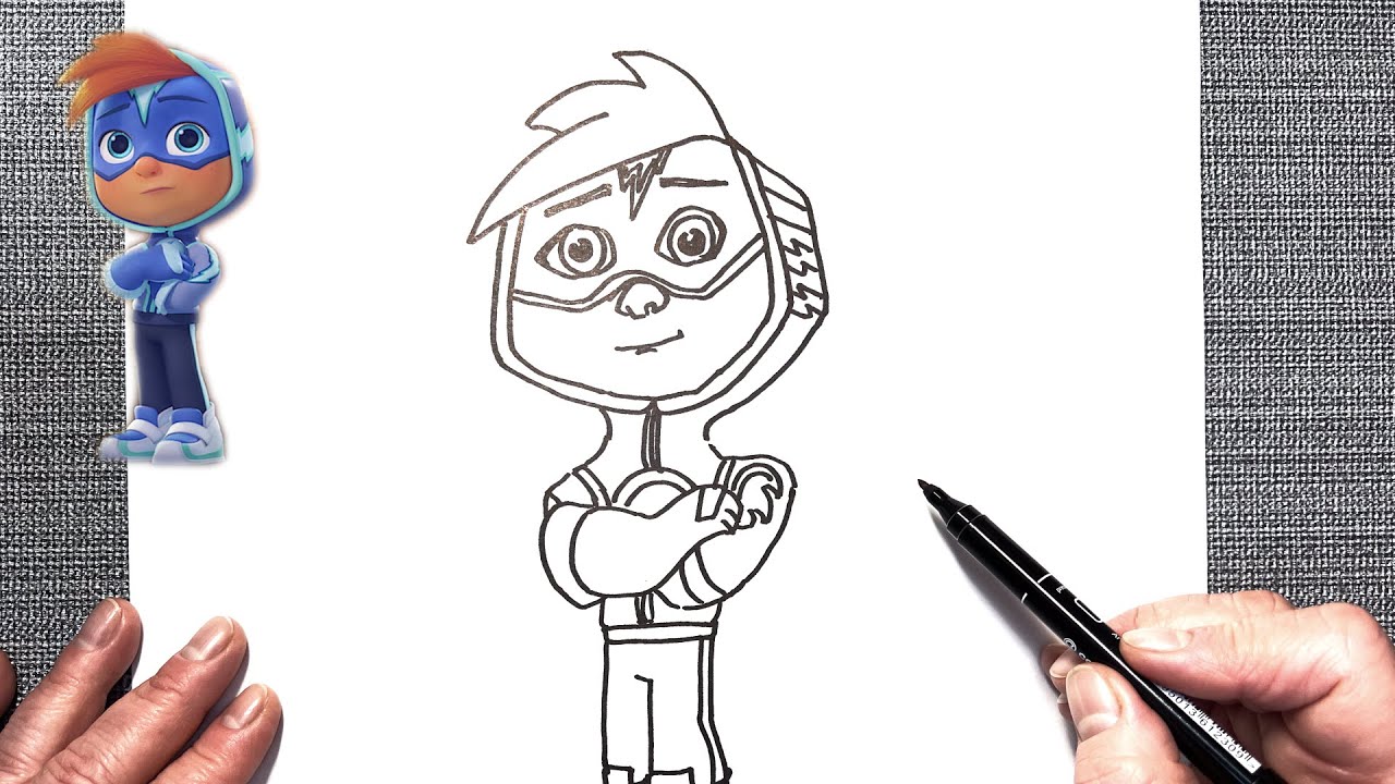 How to Draw Watts Action Pack | Easy Tutorial Step By Step - YouTube