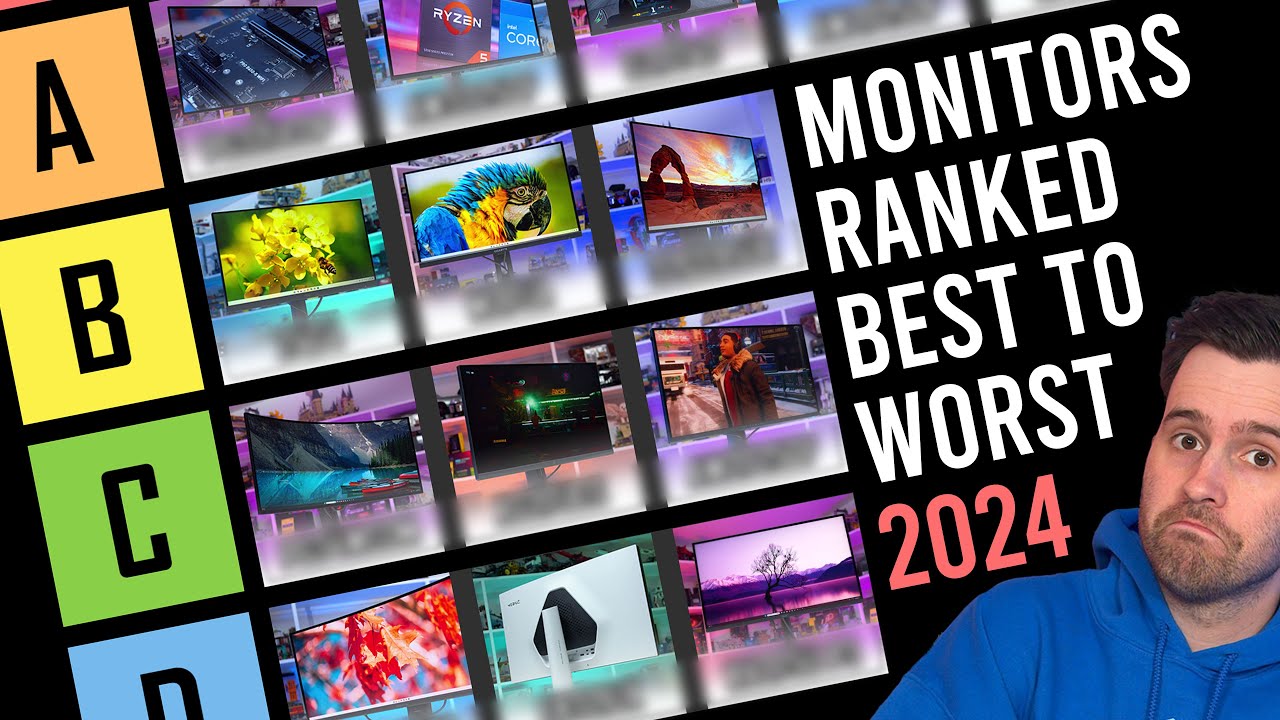 Ranking ALL 34 Monitors I Reviewed in 2024 - YouTube
