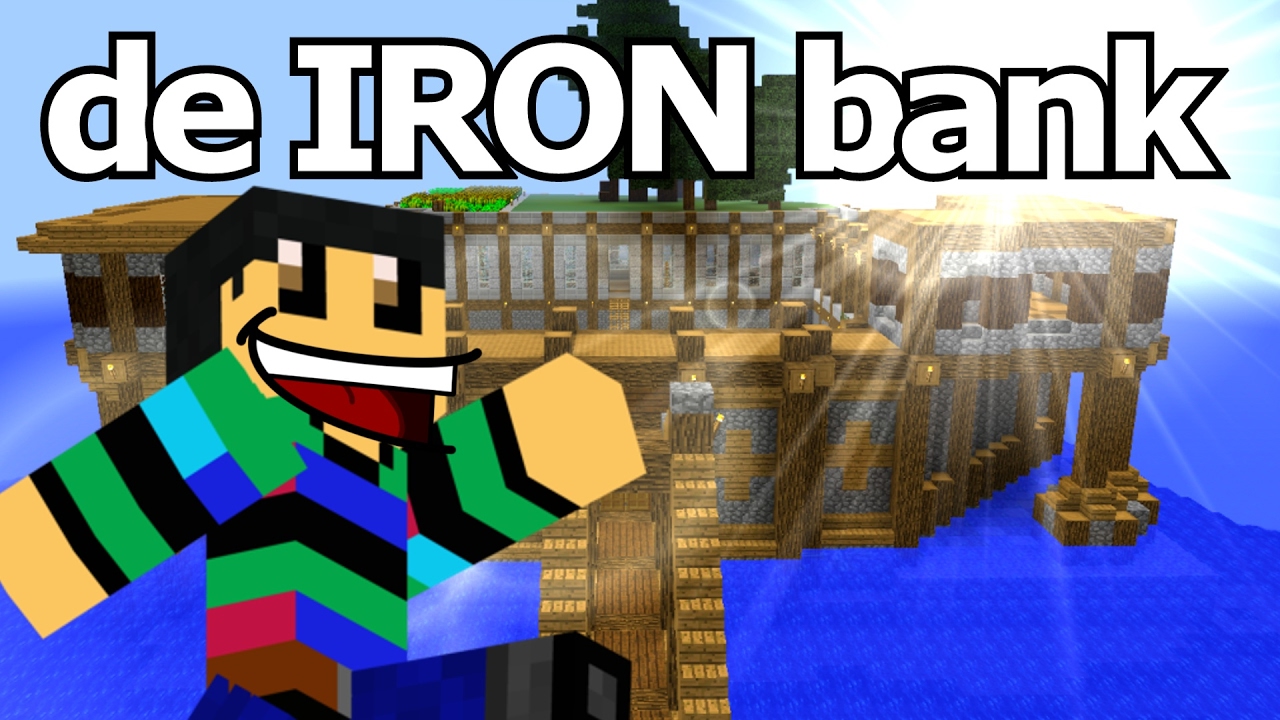 MineNation #44 DIT IS DE IRONBANK!! - Minecraft REAL WORLD! - YouTube