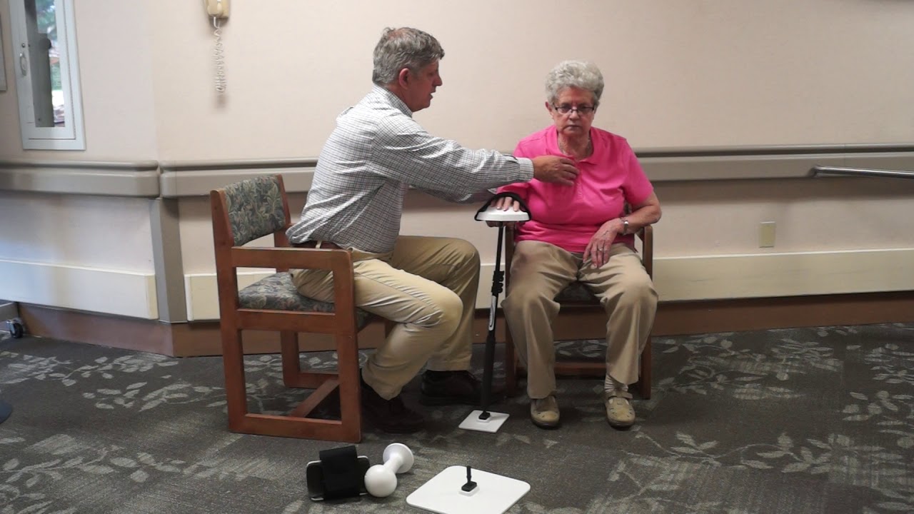 Rehabilitation of Reaching With The UE Ranger NeuroPro Series - YouTube