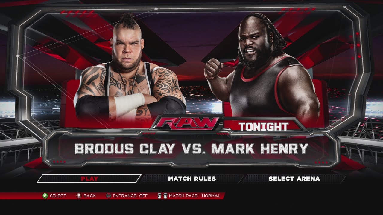 WWE 2K14 - Tyrus vs. Mark Henry Big Man War - YouTube