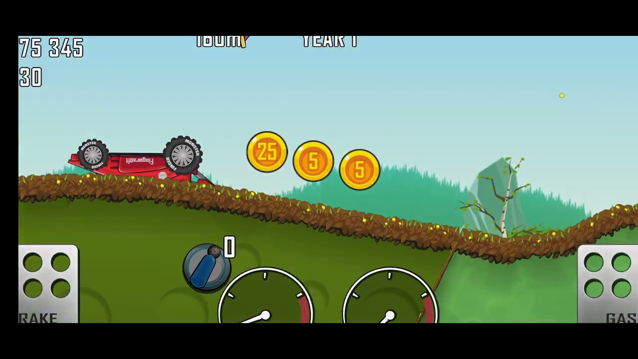 HILL CLIMB RACING GAMEPLAY || FUNNY FOR YOU BEST TRICK TO EARN COINS ...