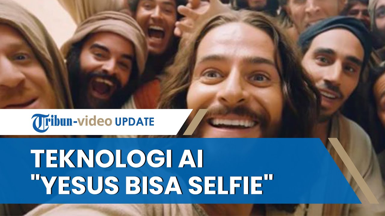Foto SELFIE YESUS Bahkan Manusia Purba Hasil Artificial Intelligence ...