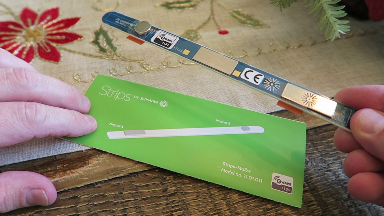 Strips Door Window Sensor for SmartThings - YouTube