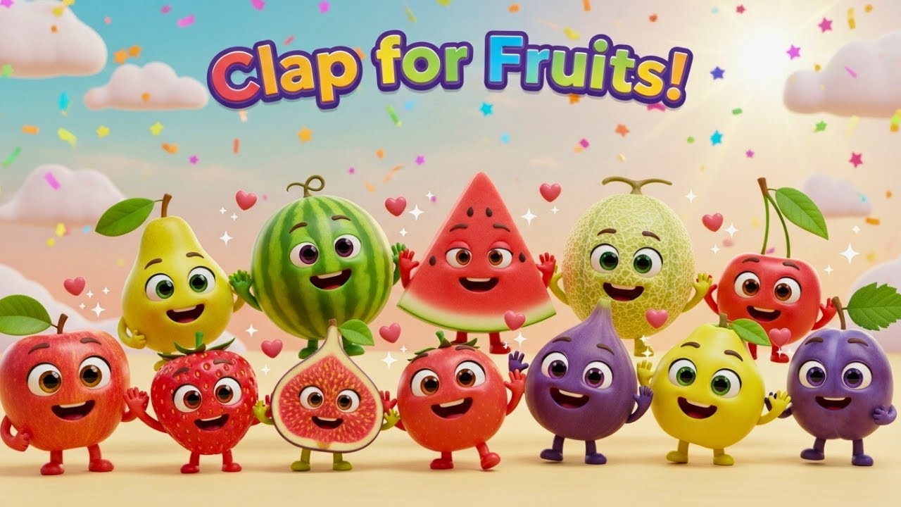 Clap for Fruits If You Love Them! 🍎🍉 | Fun Fruit Song for Kids! - YouTube