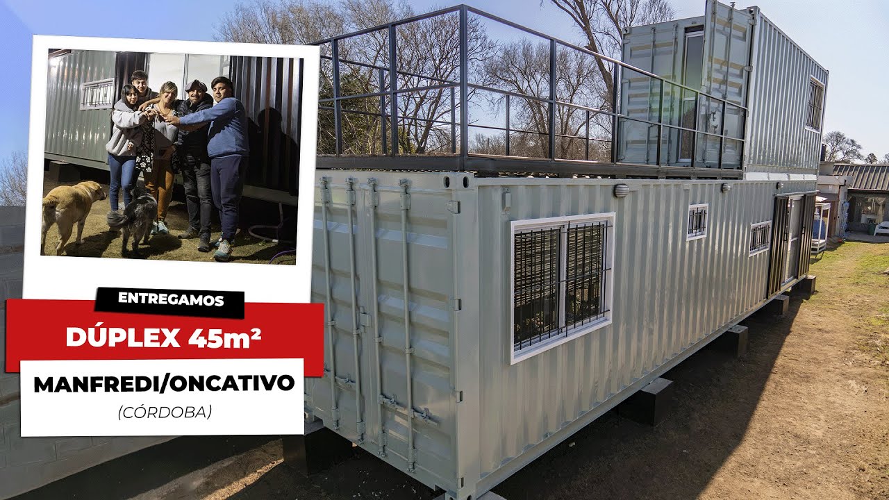 👨‍👩‍👧‍👦 GRAN FAMILIA RECIBE SU DÚPLEX CONTAINER | 📍 MANFREDI/ONCATIVO ...