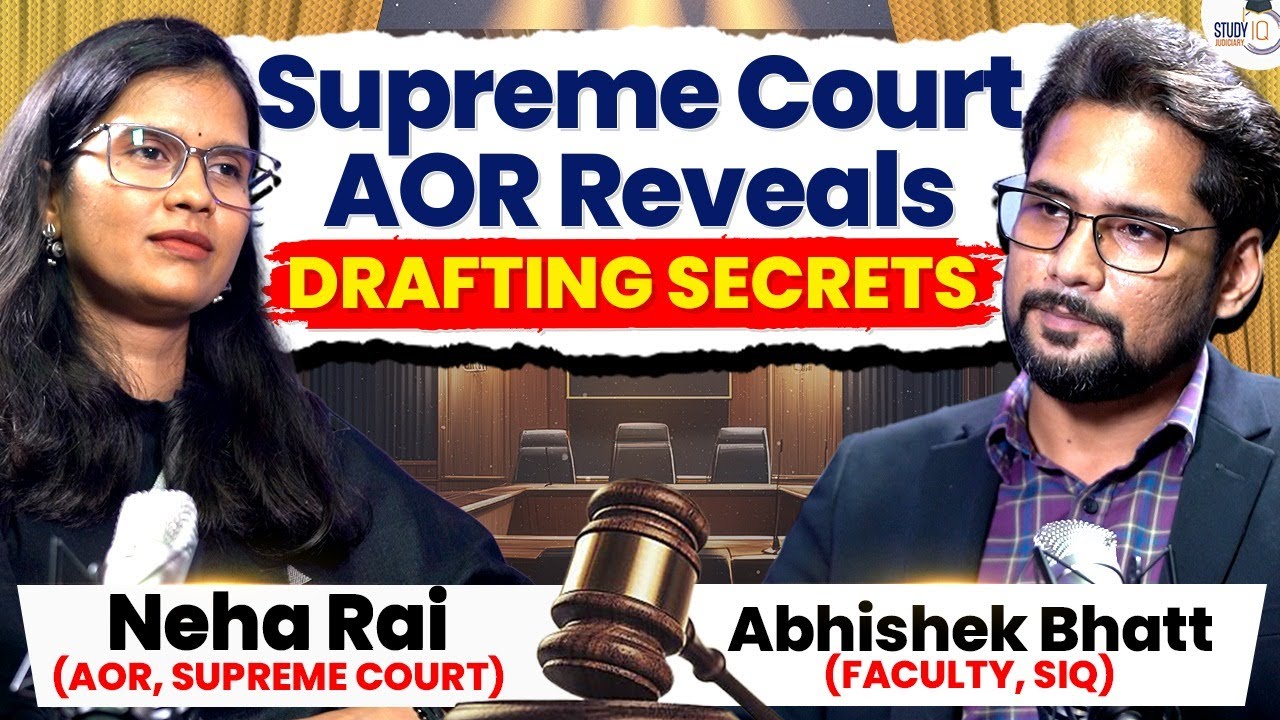 Supreme Court AOR Reveals DRAFTING SECRETS | Neha Rai (AOR) with ...