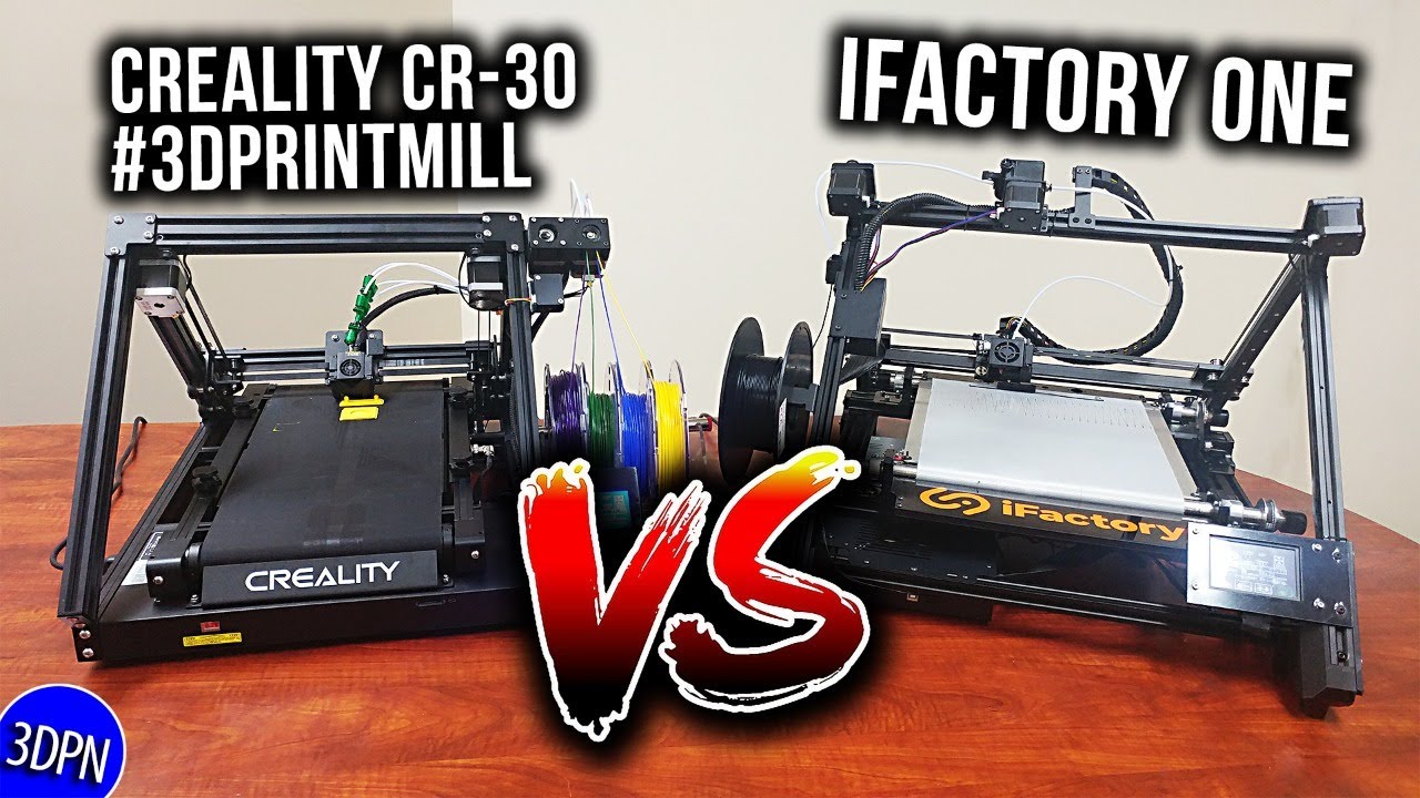 Creality CR-30 versus iFactory3D ONE Belt 3D Printer Discussion - YouTube