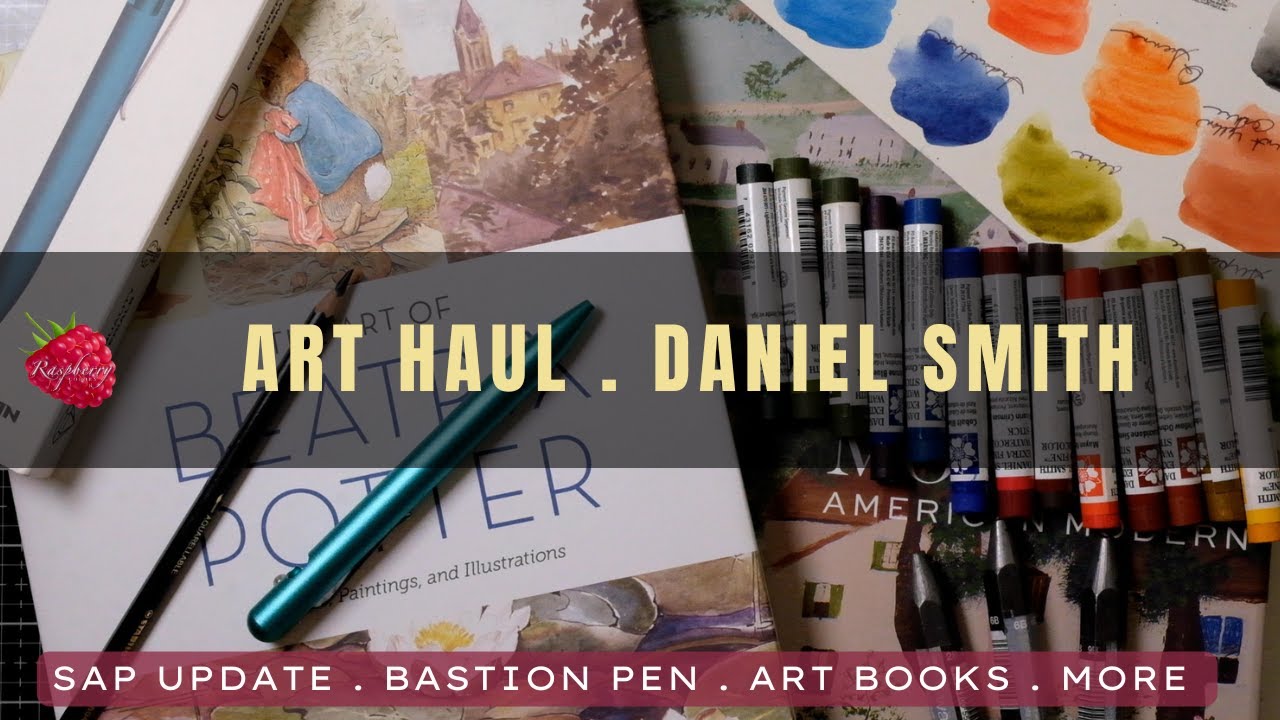 Art Haul! Daniel Smith Sticks, Bastion Pen and More - YouTube