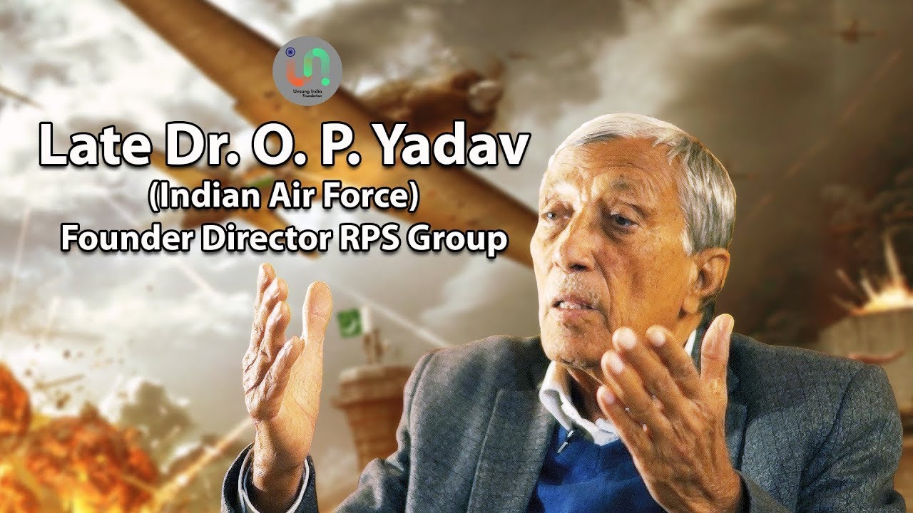 Youth is the future of India I Dr.O.P.Yadav I Unsung India Foundation ...