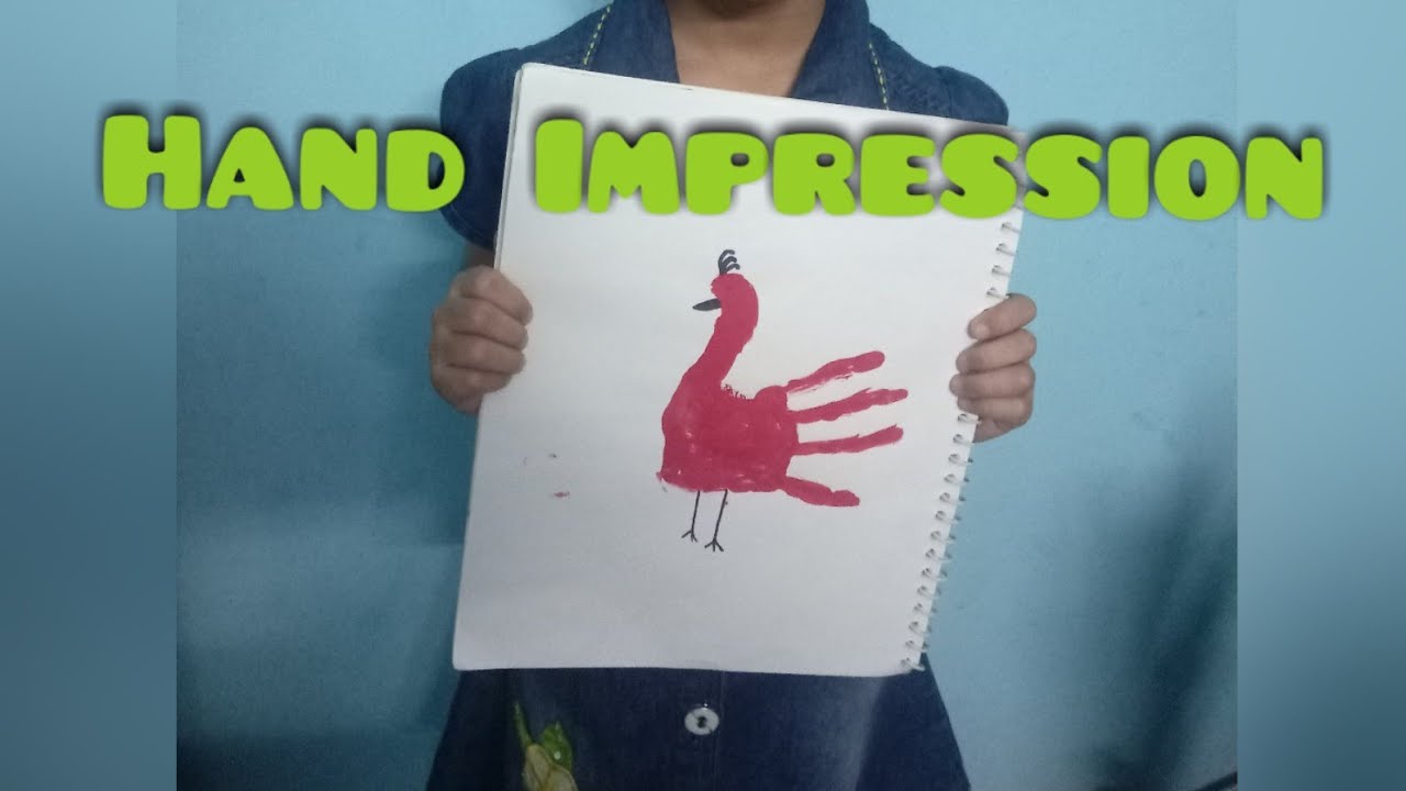 Hand impression activity - YouTube