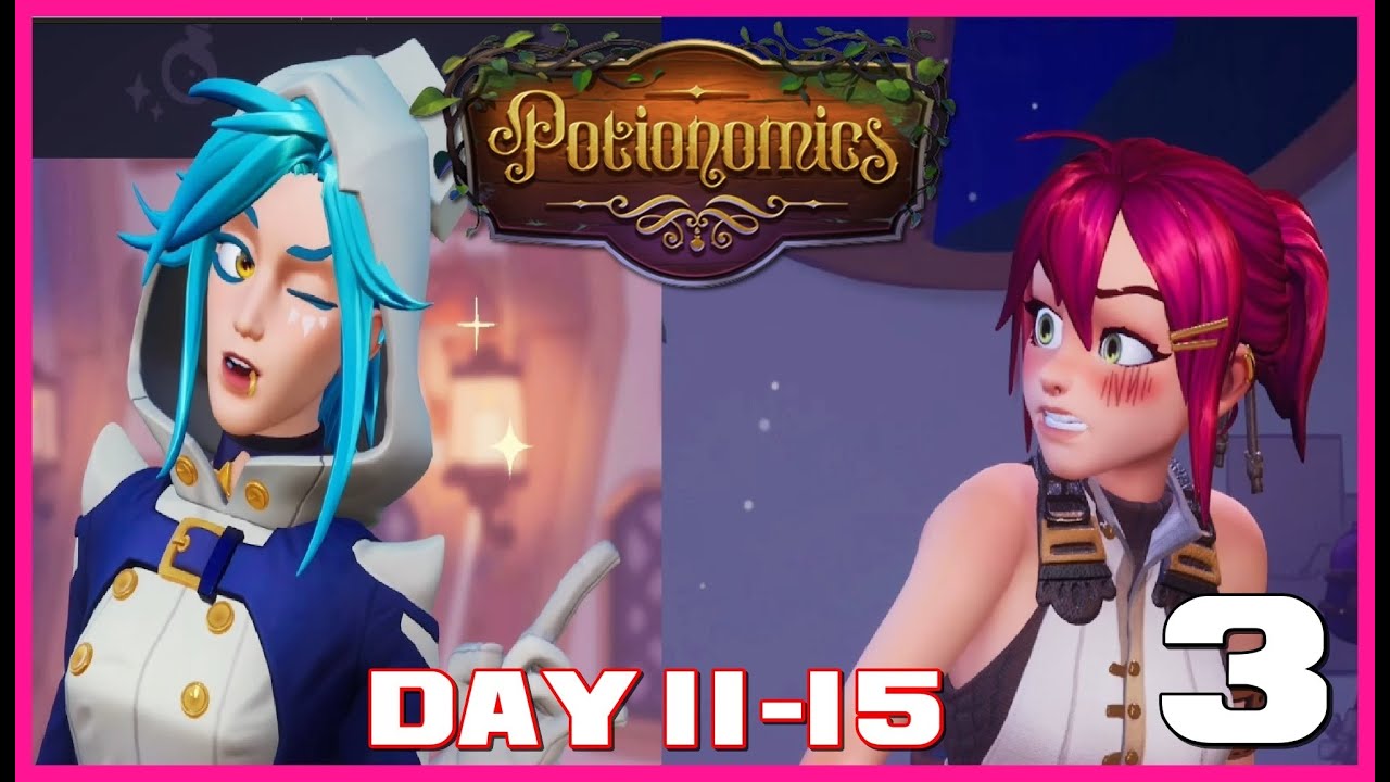 Potionomics Gameplay Walkthrough Part 3 - Day 11 to Day 15 [NO COMMENTARY] - YouTube