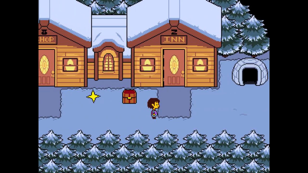 Undertale (Pacifist) - Part 10a: Backtracking through Snowdin Forest ...
