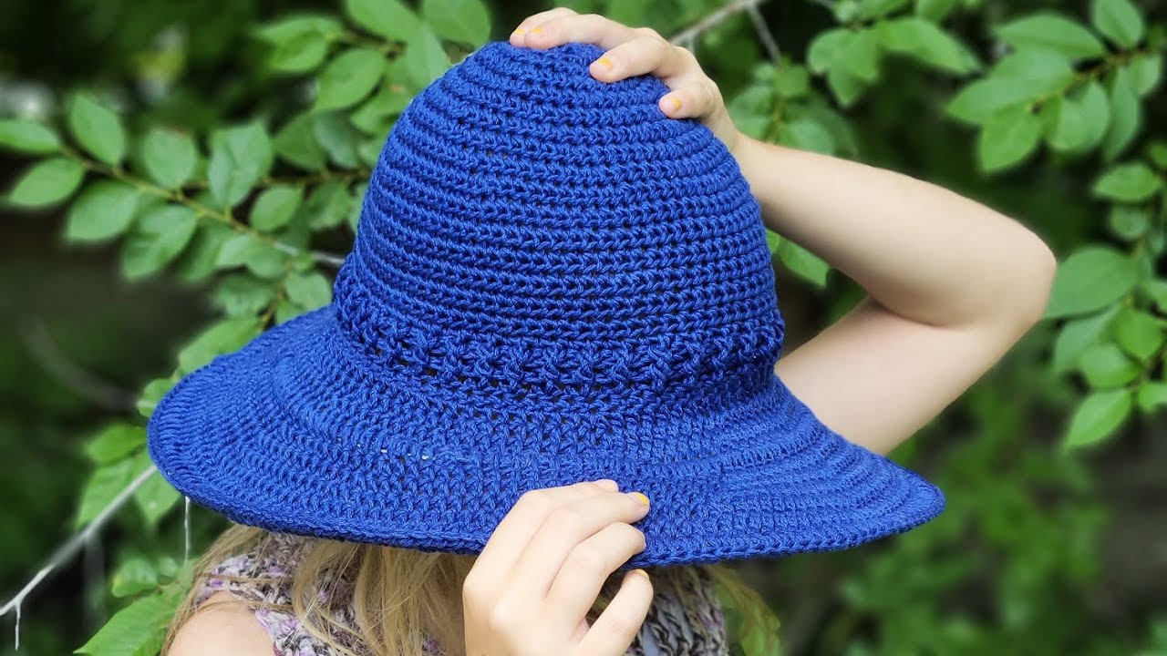 Wire Brim Sun Hat Tutorial - YouTube