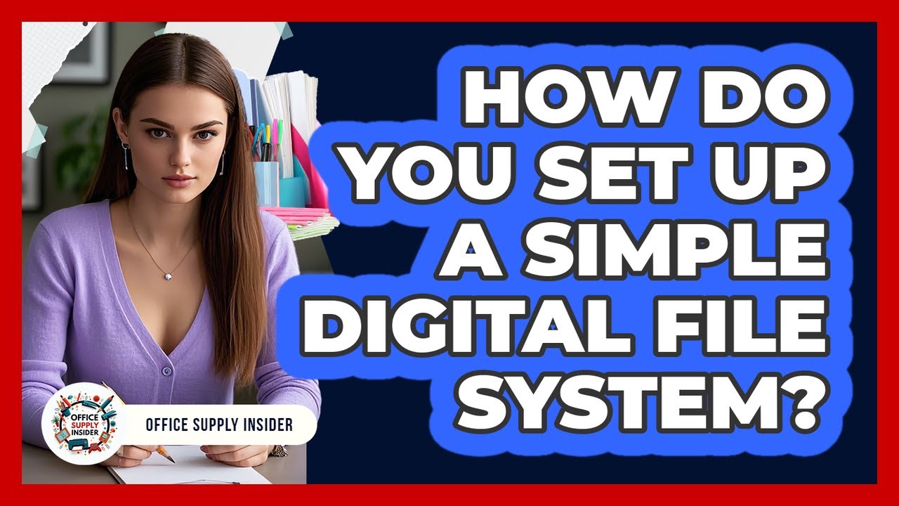 How Do You Set Up A Simple Digital File System? - YouTube