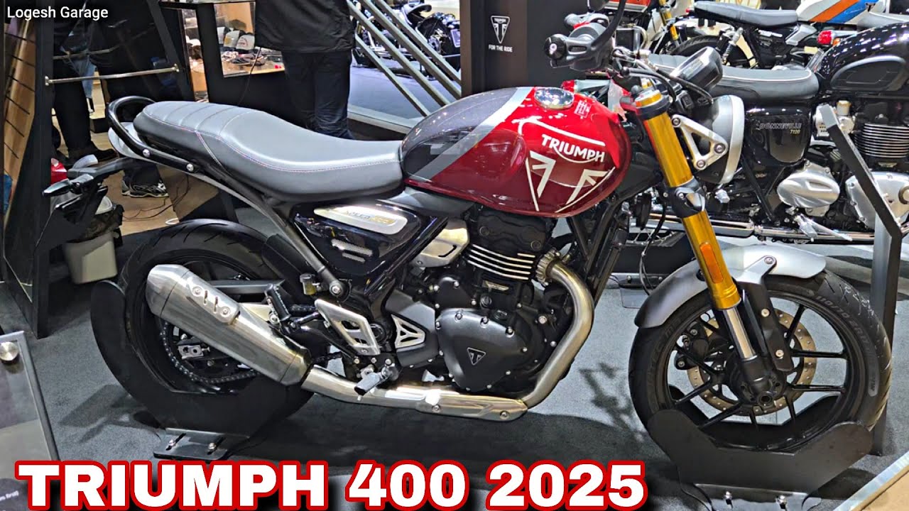 Triumph Speed 400 2025 | New Red Colour Review | Triumph Bikes ...