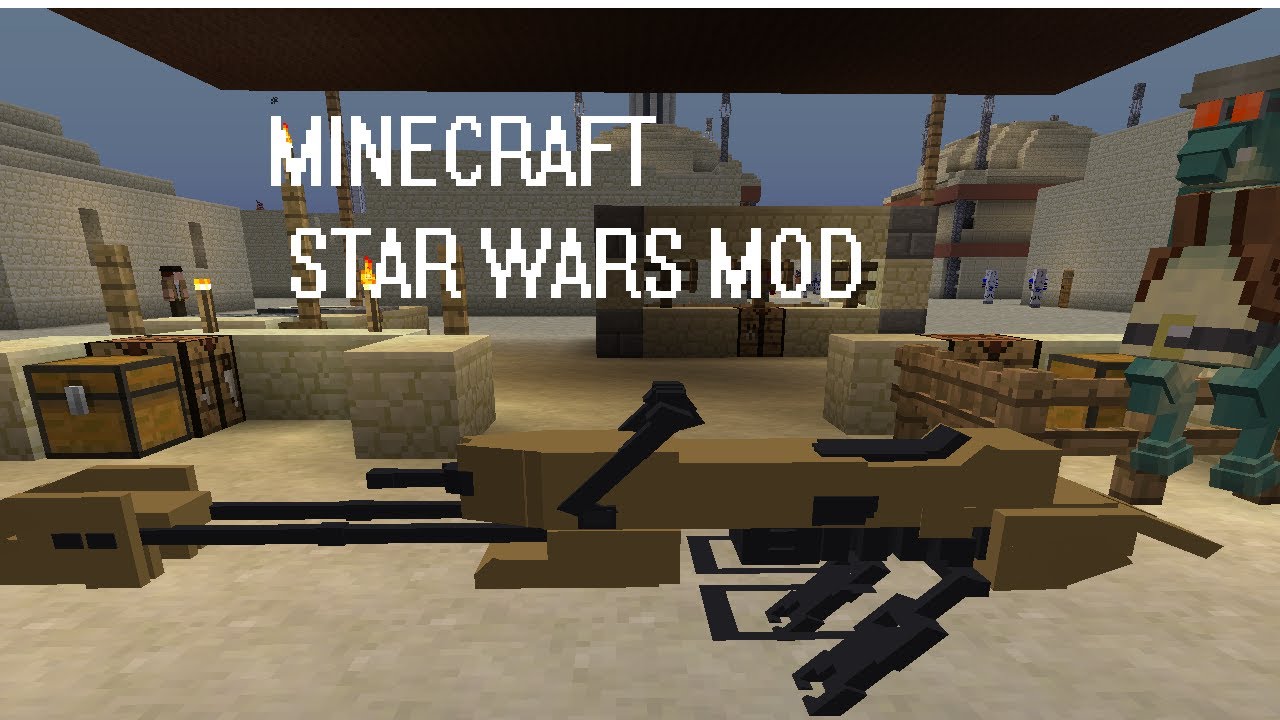 MINECRAFT STAR WARS MOD - YouTube