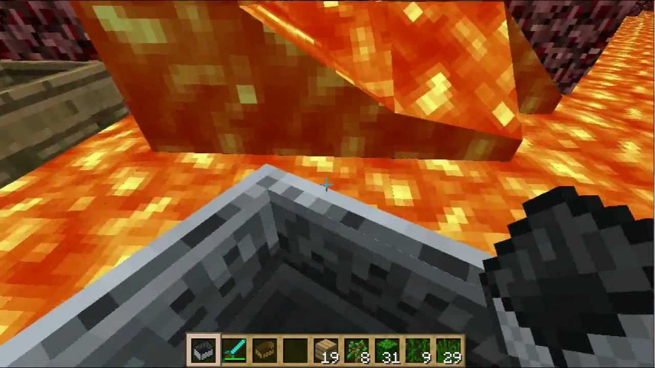 Minecraft - Lava Boat Mod (1.2.3) - YouTube