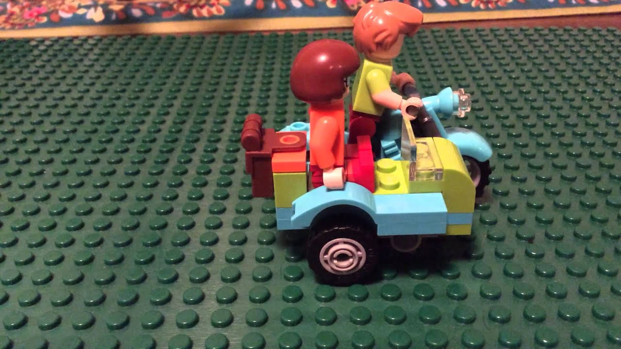 Lego Scooby Doo motorcycle stop motion - YouTube