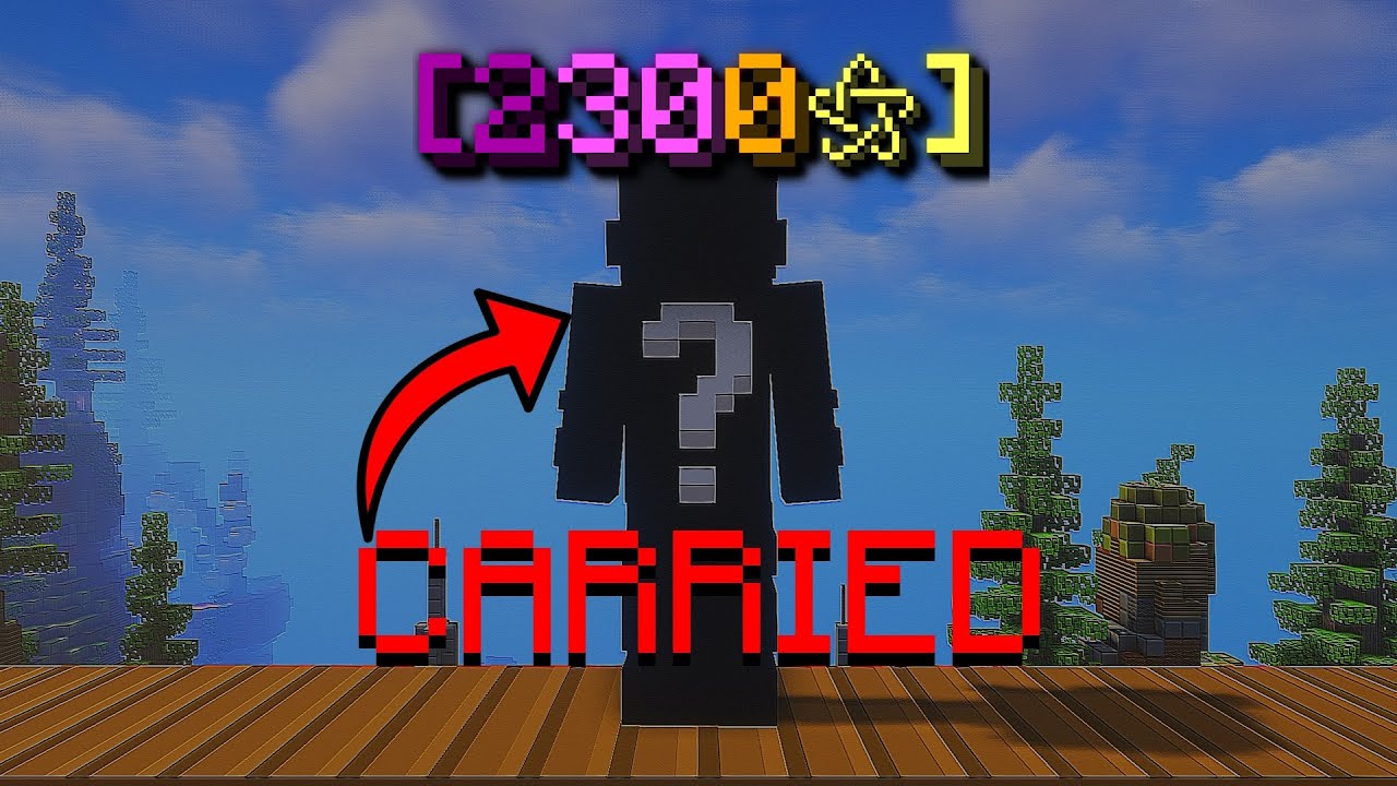 I Carried Them To 2300 Stars! (Hypixel Bedwars) - YouTube