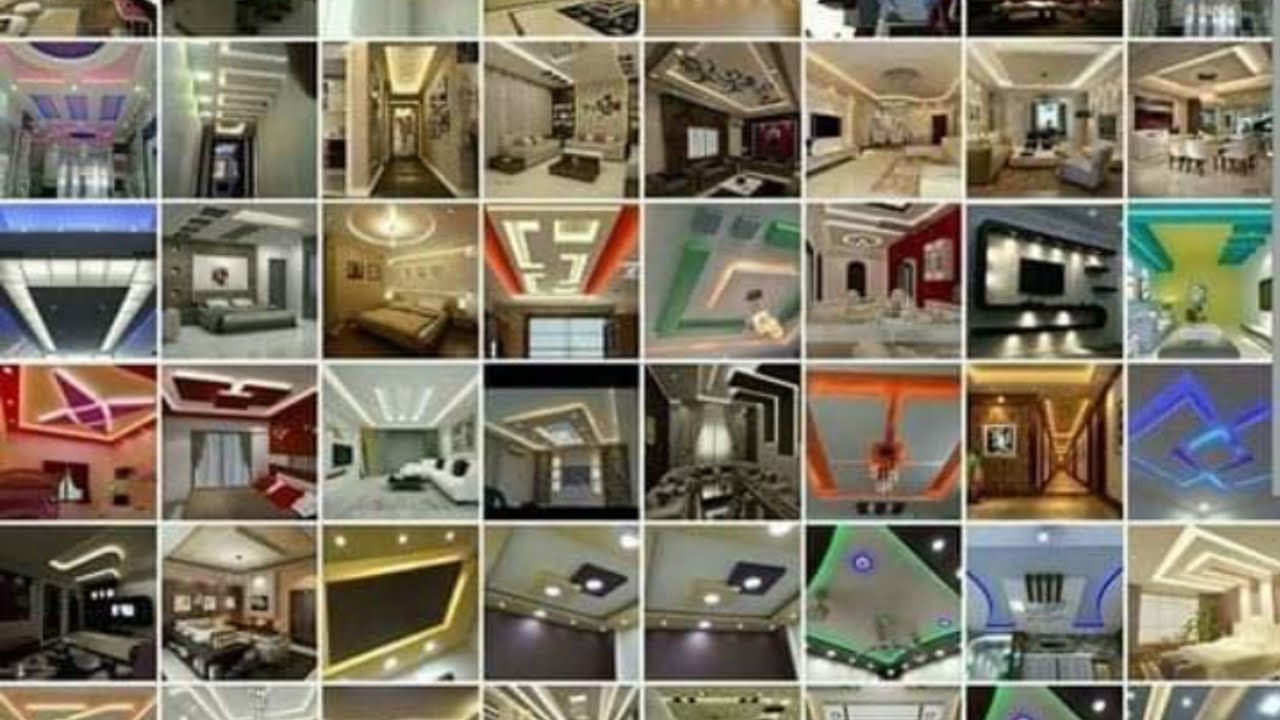top 200 fancy ceiling design for living room and PVC ceiling design ...