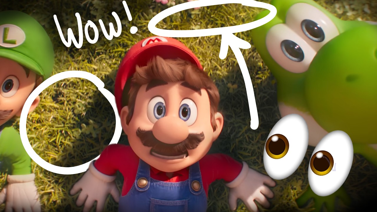 The Super Mario Galaxy Movies Hidden Details 👀 Youtube 3119