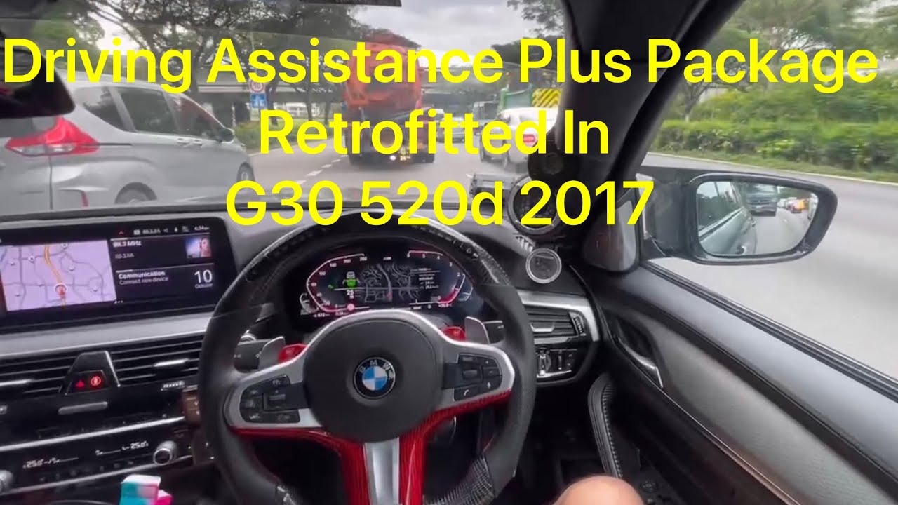 Driving Assistance Plus Package Retrofitted In G30 520d 2017 - YouTube