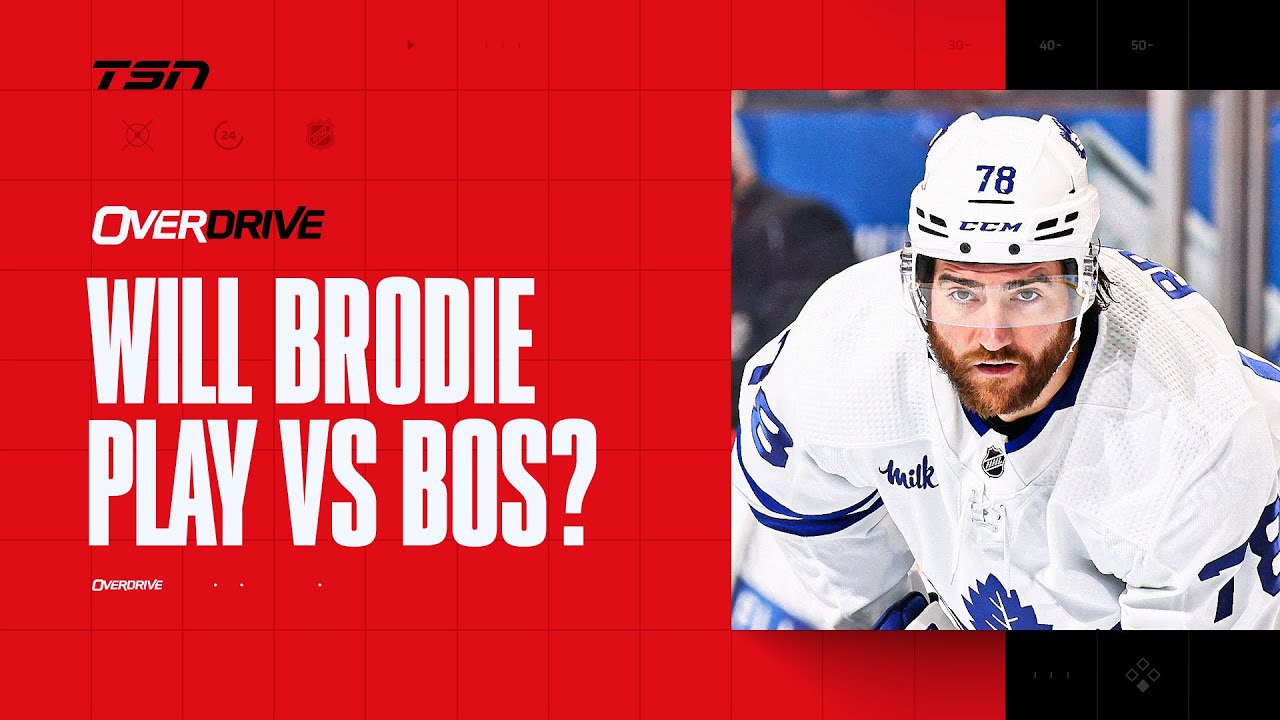 Will Brodie play in playoffs?| OverDrive - Hour 3 - 04/19/2024 - YouTube