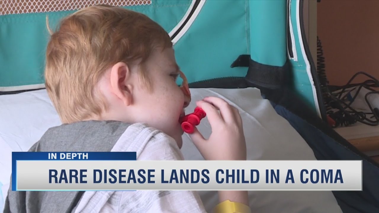 Rare disease lands Child an a coma - YouTube