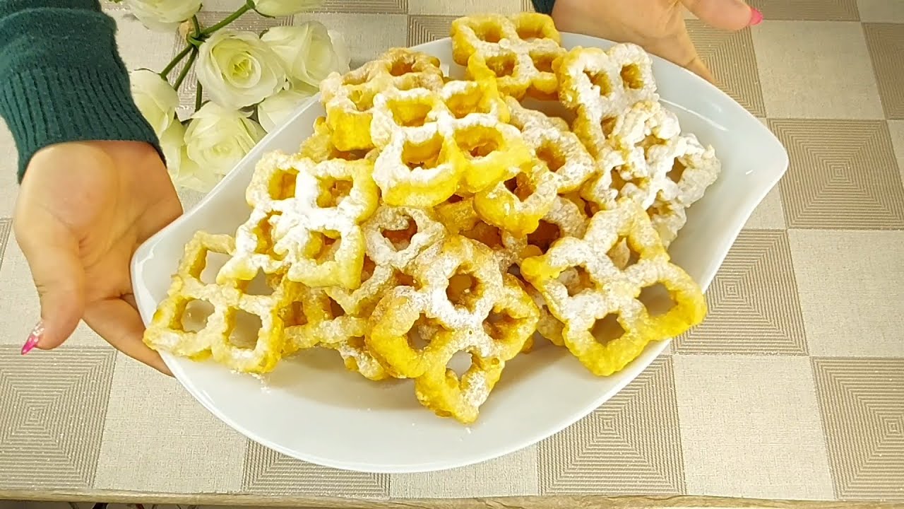 Rosette Fried Cookies recipe : Low Calorie , Crispy and Delicious ...