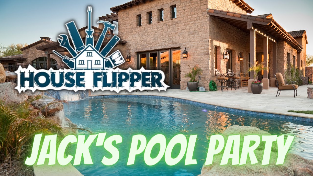 HOUSE FLIPPER - GARDEN DLC - New Pool & More Grass!!! EP02 - YouTube