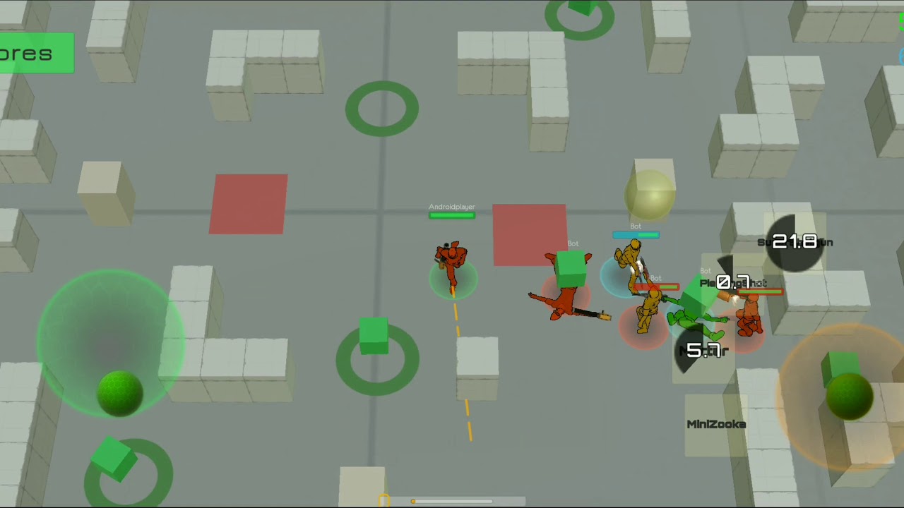 New top-down battle royale shooter brawler game under development ...