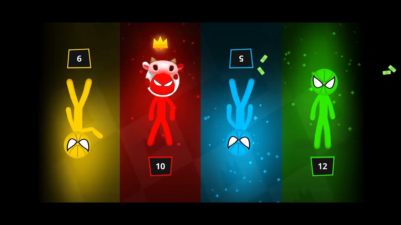 Stickman Funny Mini games - Stickman Party 1 2 3 4 Player gameplay ...