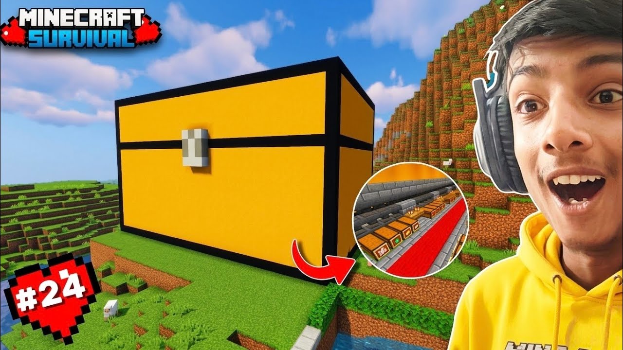 The Ultimate Storage System Inside a Giant Chest! – Minecraft Survival ...