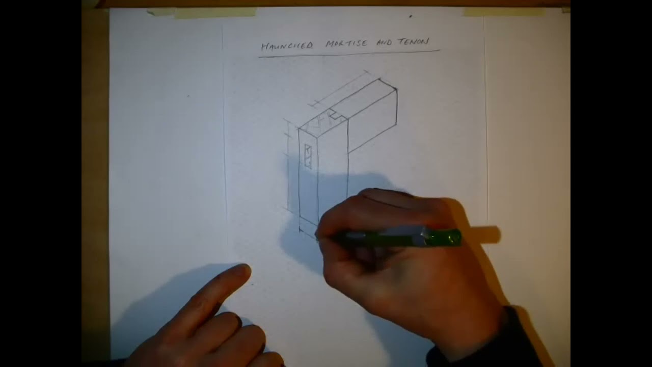 Mortise And Tenon Joint Sketch