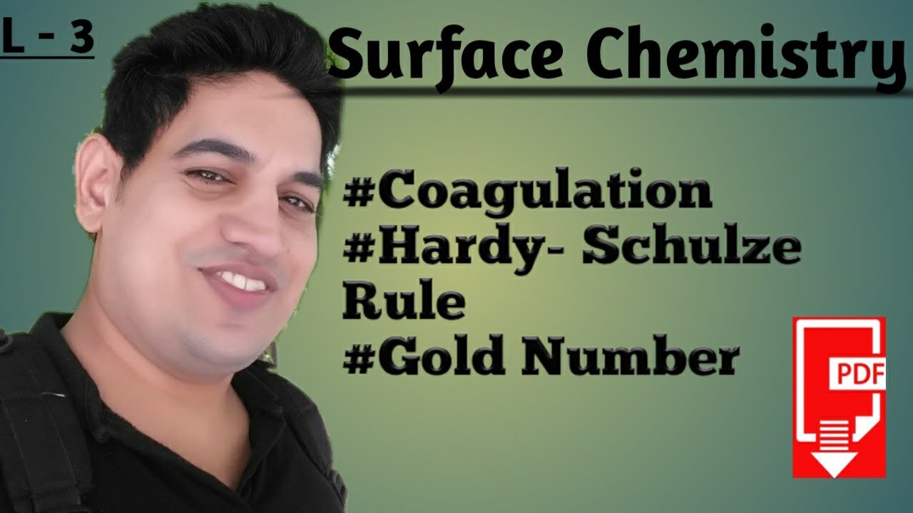 COAGULATION METHODS + HARDY-SCHULZE RULE + GOLD NO./SURFACE CHEMISTRY ...