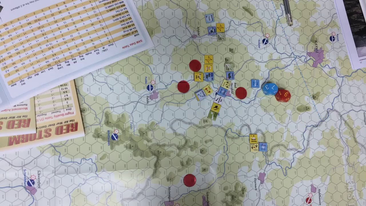 Red Storm (GMT Games). Второй пример игры - YouTube