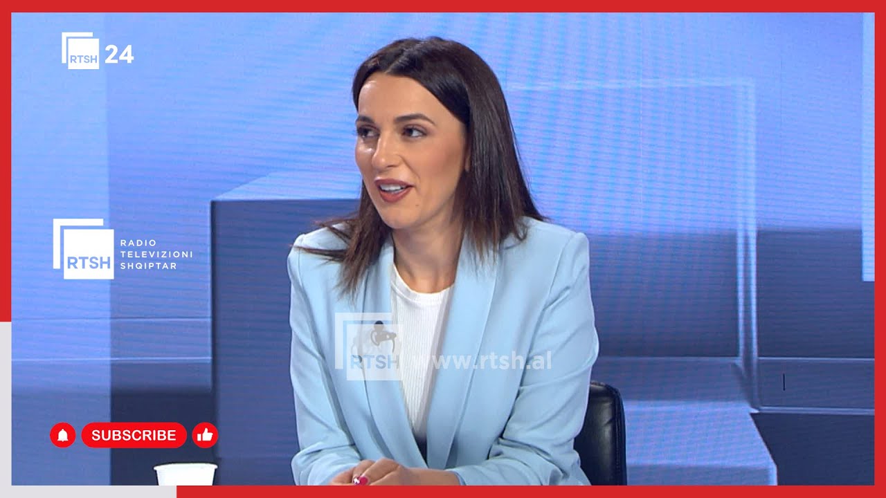 E ftuar në studion e RTSH 24, Aida Topalli - YouTube