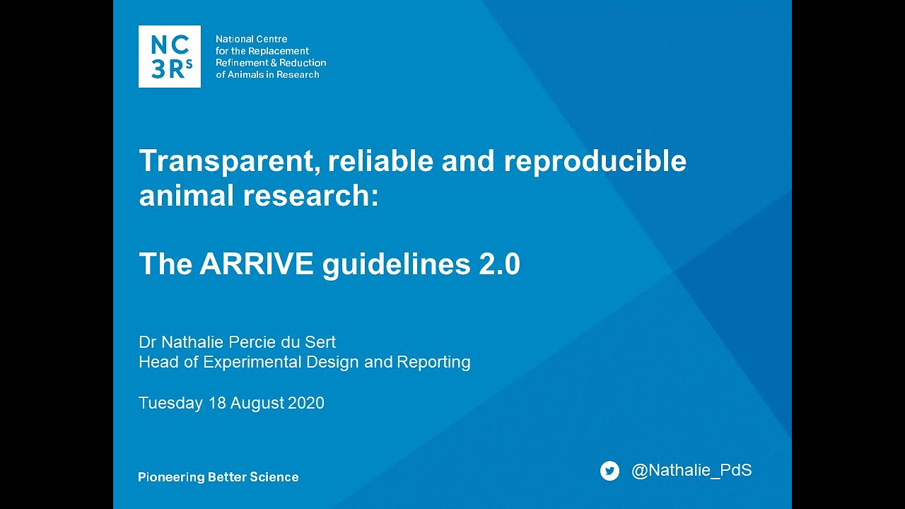 Webinar: The ARRIVE guidelines 2.0 - YouTube
