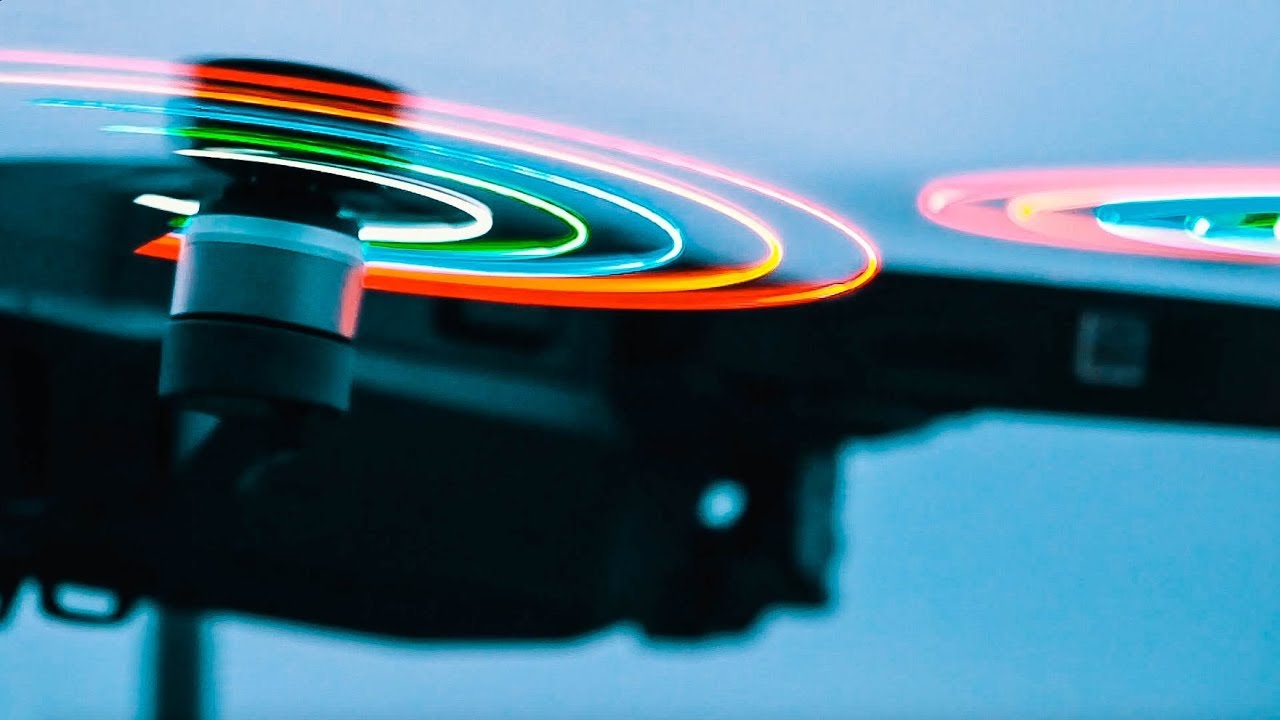 LED Lighted Propellers for DJi Mavic Pro - YouTube