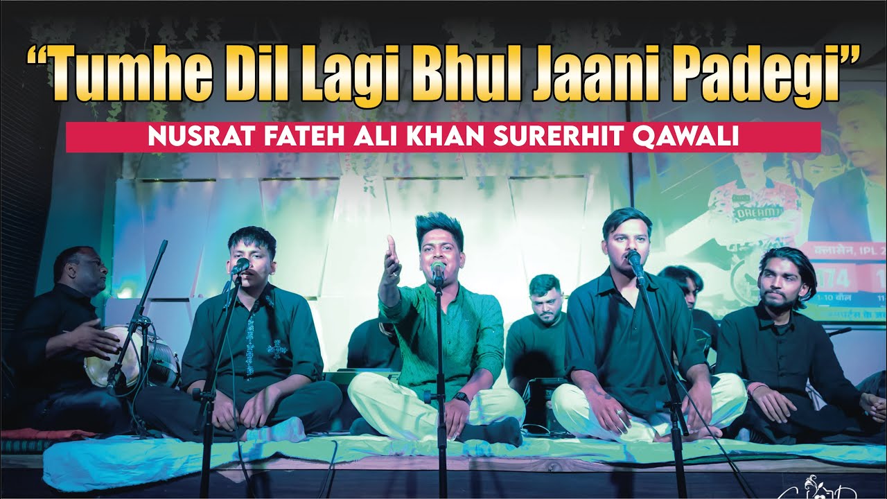 Tumhe Dil Lagi | Nusrat Saab Qawali | Sourav Live | Sufi Night - YouTube