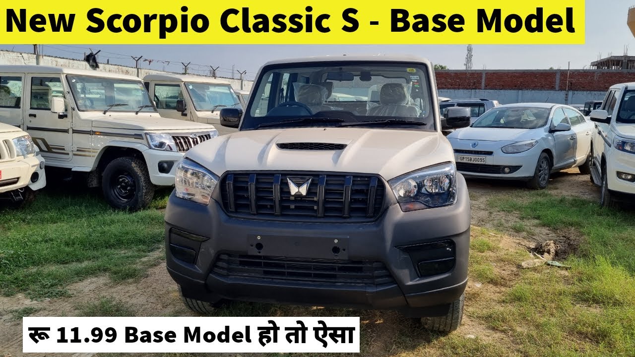 Mahindra Scorpio Classic S Base Model Review | Scorpio Classic 2022 ...
