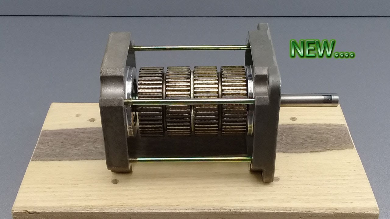 Free Energy, Big Generator Using Copper Coil and Permanent Magnet ...