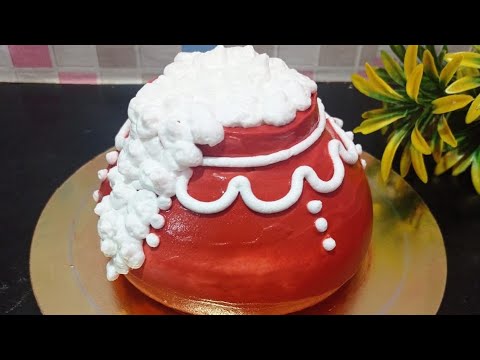 How to decorate Matka cake | Mango cake | Theme Cake | Janmashtami cake ...