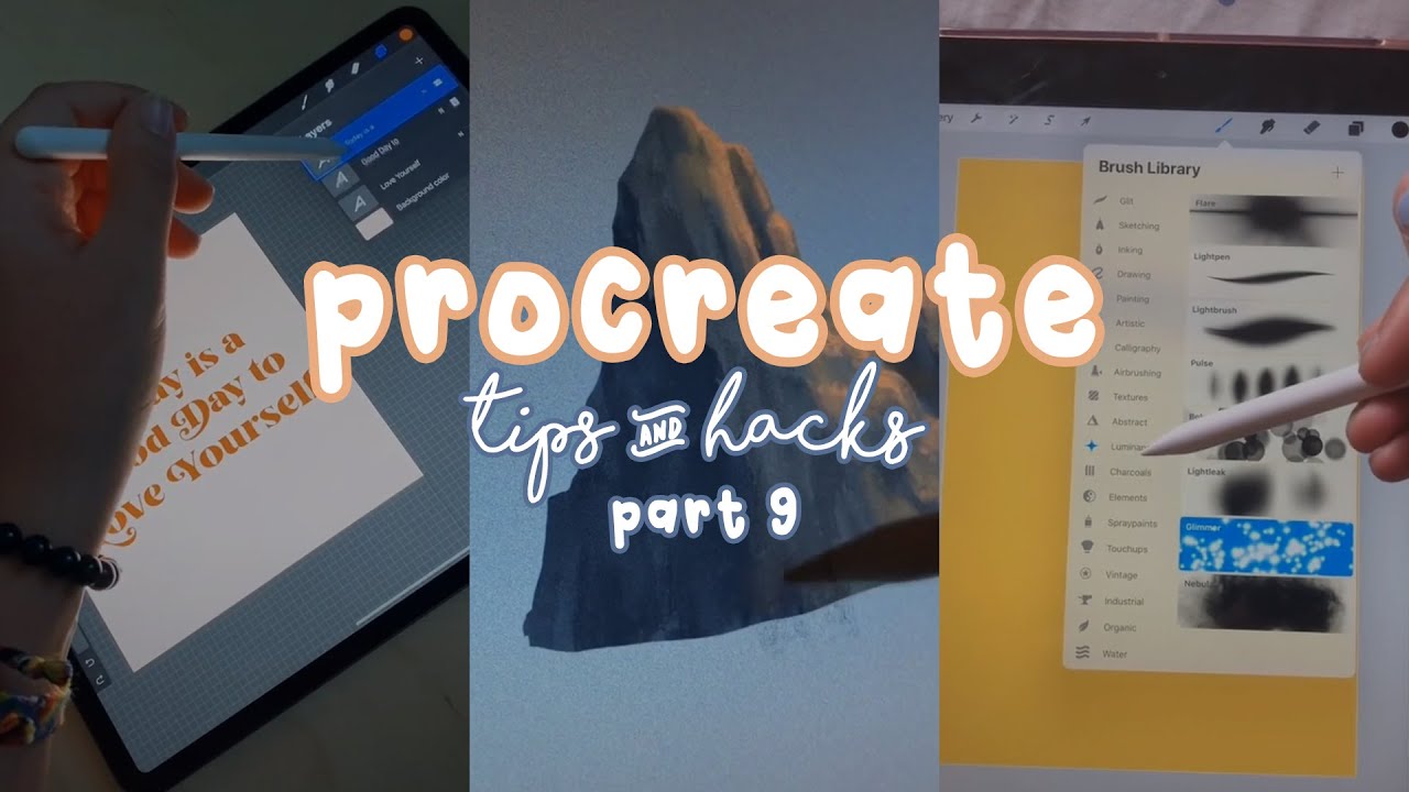 Procreate Tips And Hacks Tiktok Compilation Part 9 Youtube