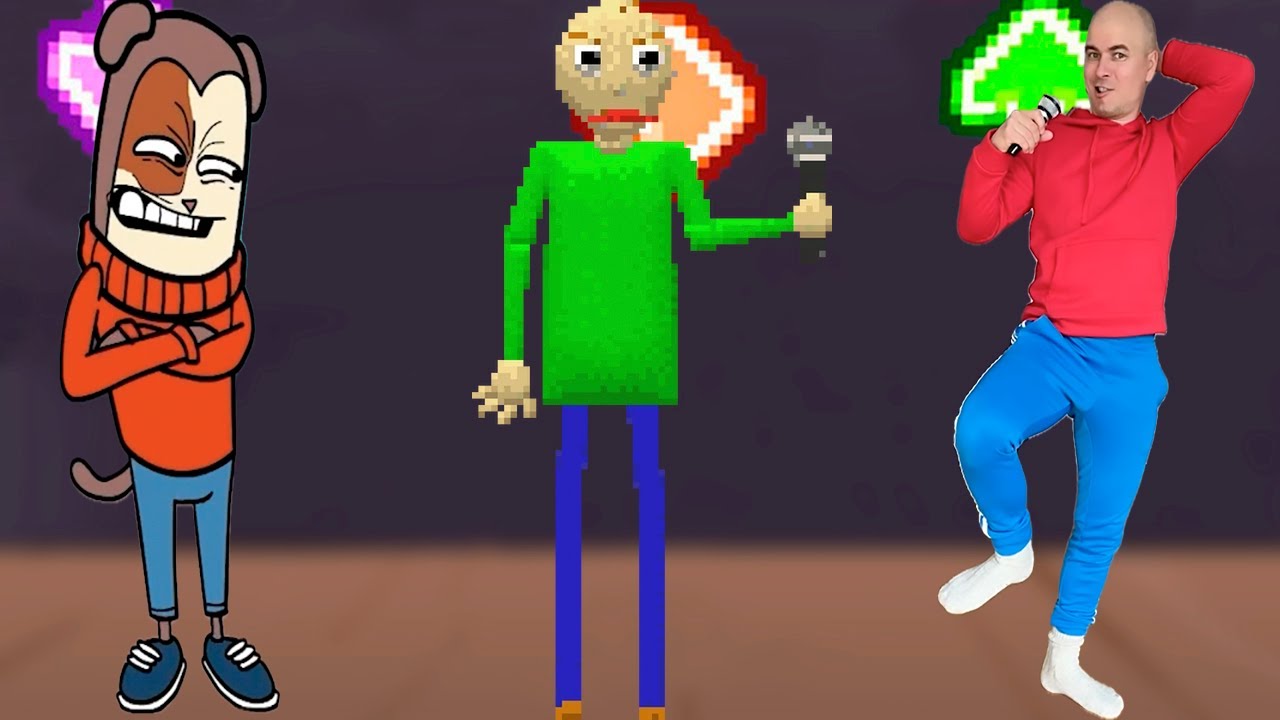 FNF Character Test | Gameplay VS Real Life | TWIDDLEFINGER vs Baldi ...