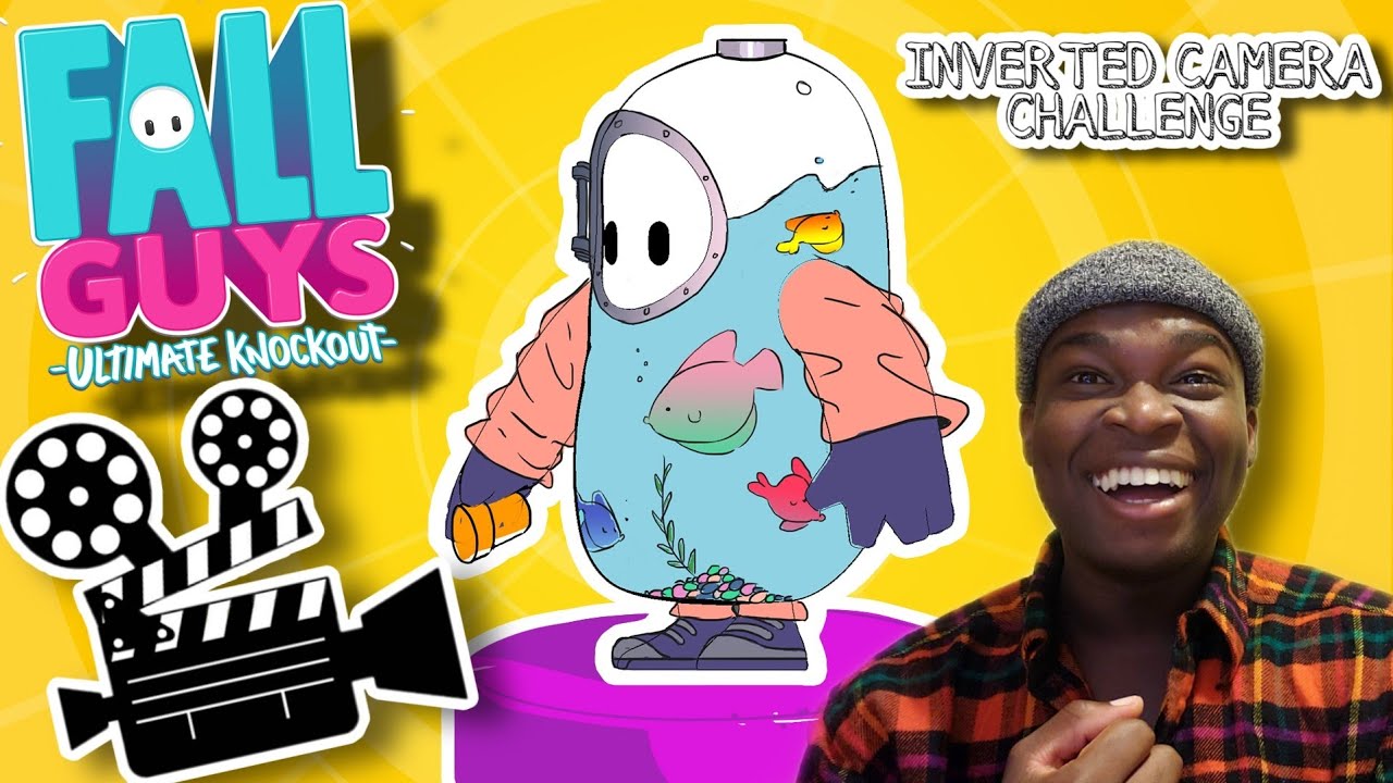 Fall Guys POV gameplay | Invert Camera Ps4 challenge - YouTube