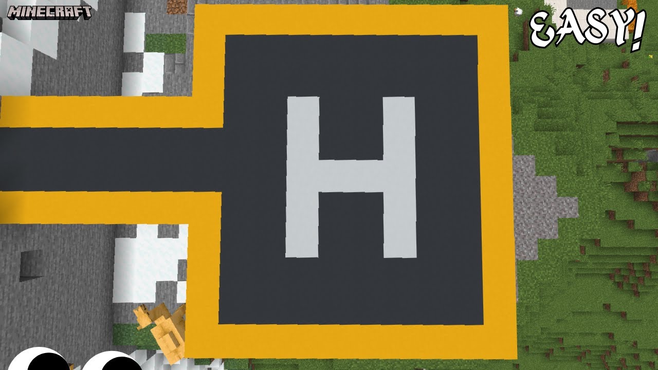 How to Build Helipad in Minecraft - YouTube