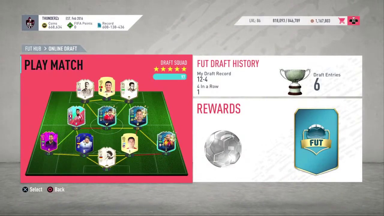 Fifa 20 FUT Draft Live - YouTube