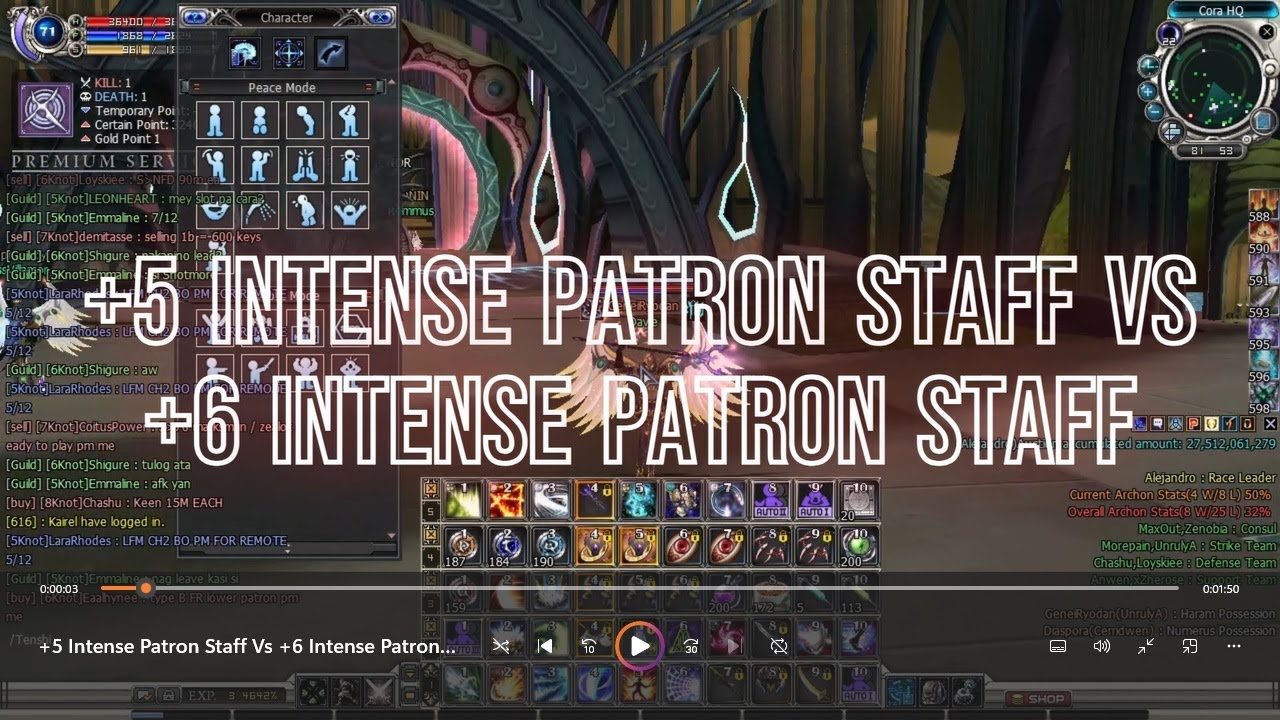 +5 Intense Patron Staff Vs +6 Intense Patron Staff - RF Online PlayPark - YouTube